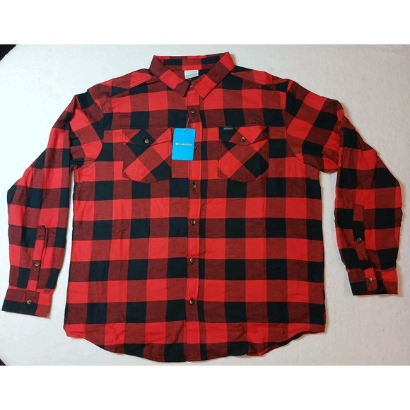 Columbia | Shirts | Columbia Bearmouth Springs Exs Roll Up Shirt Mens ...
